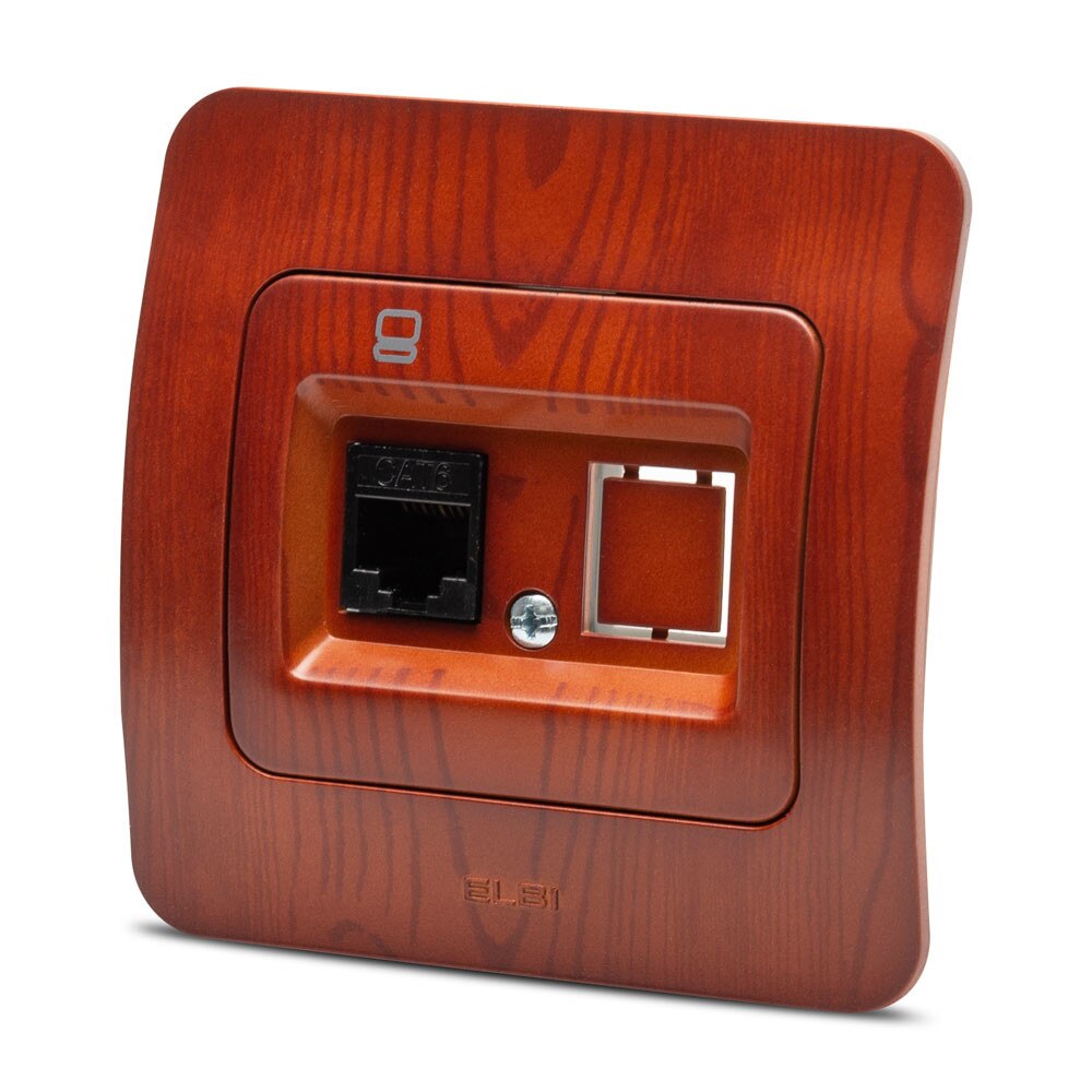 Щепсел UTP RJ45 Elbi Jazz Cat6 Recessed Cires ST - eMAG.bg