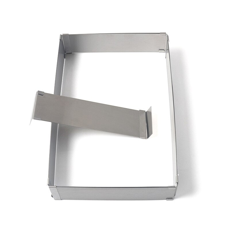 Forma dreptunghiulara pentru tort, NEVERMORE, Inox, reglabila, Lumgime ...