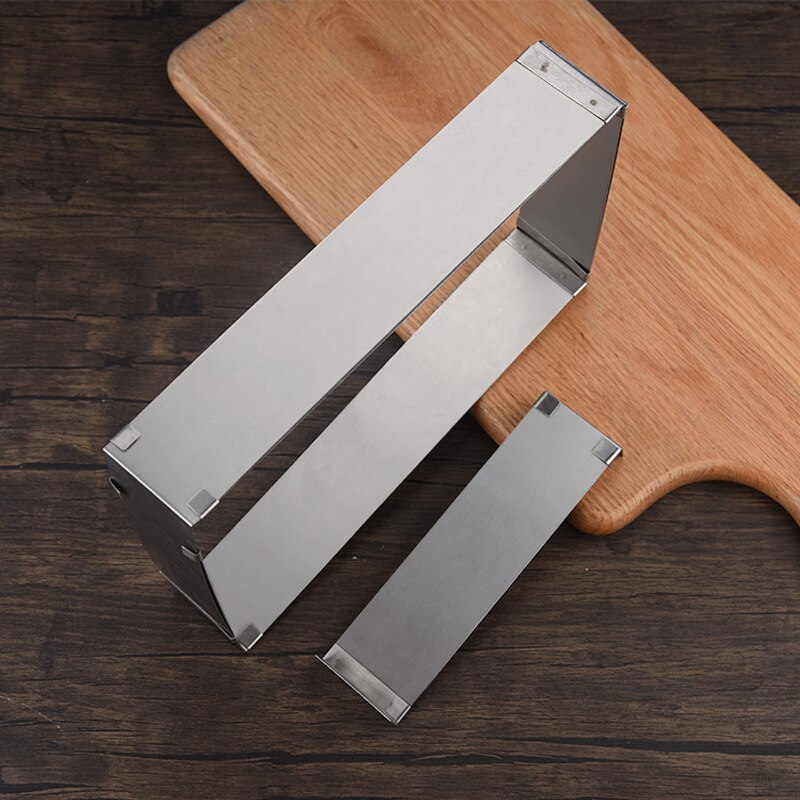 Forma dreptunghiulara pentru tort, NEVERMORE, Inox, reglabila, Lumgime ...