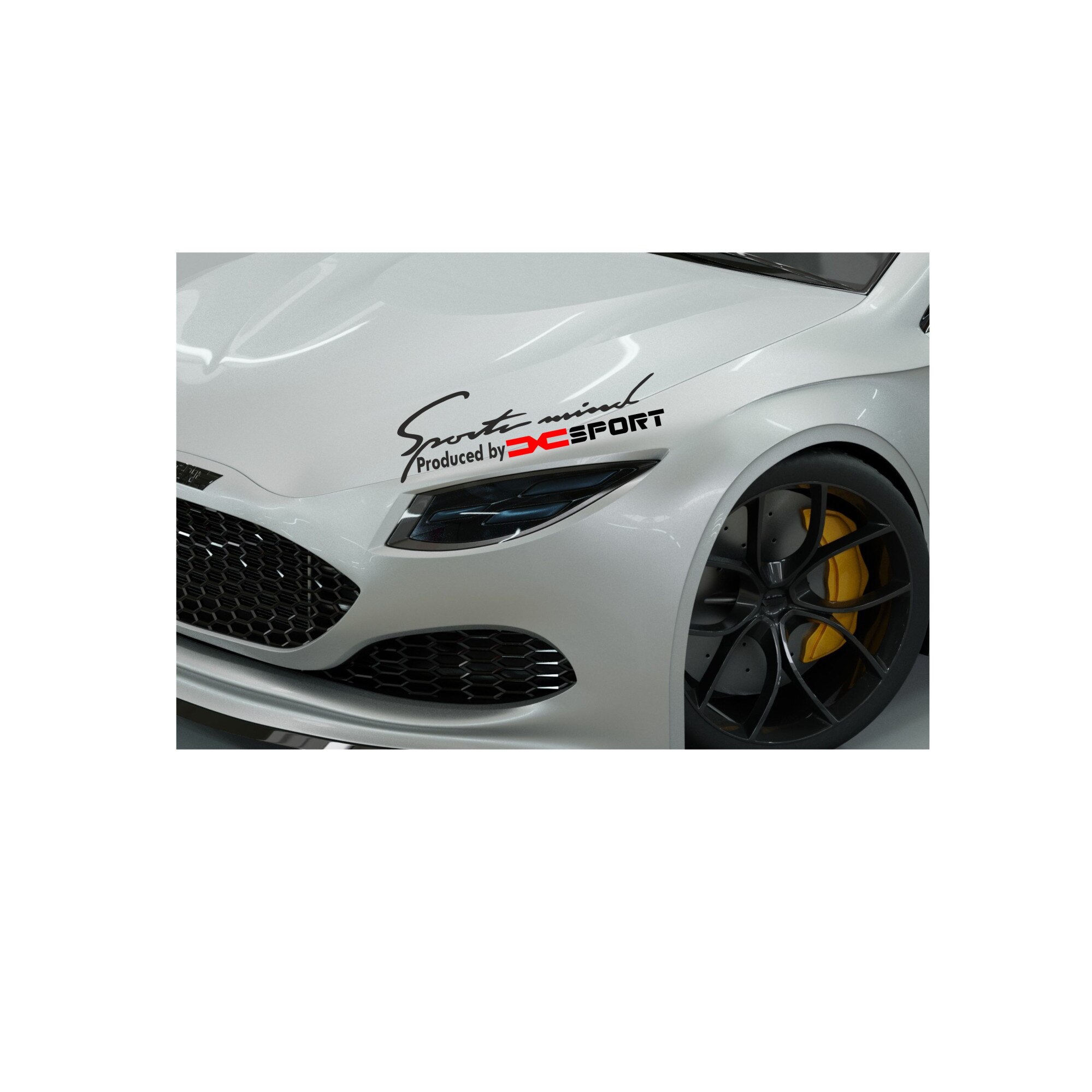 Sticker auto, SportMind - Dacia sport, negru, 21 x 6 cm - eMAG.ro