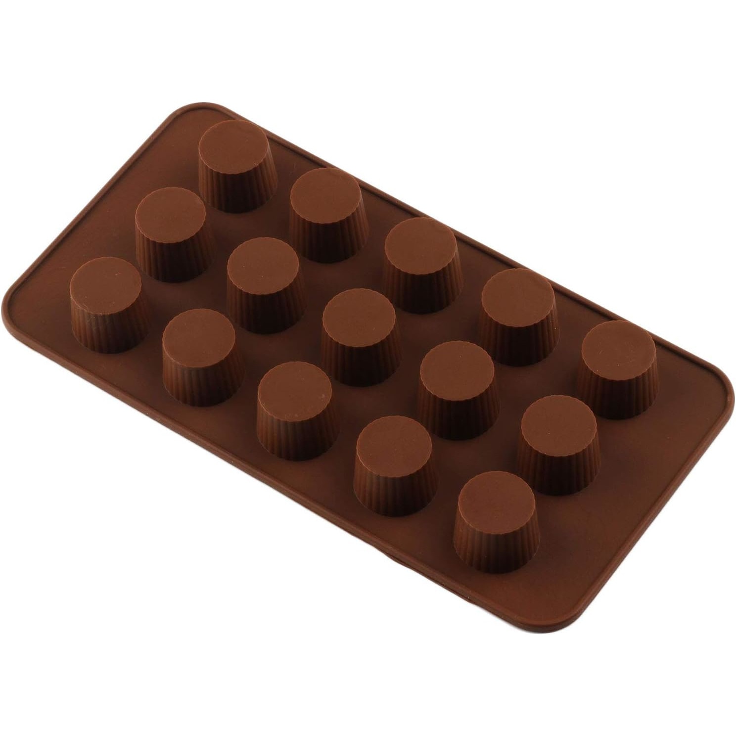 Set 3 forme pentru prajituri, Silicon, Maro - eMAG.ro