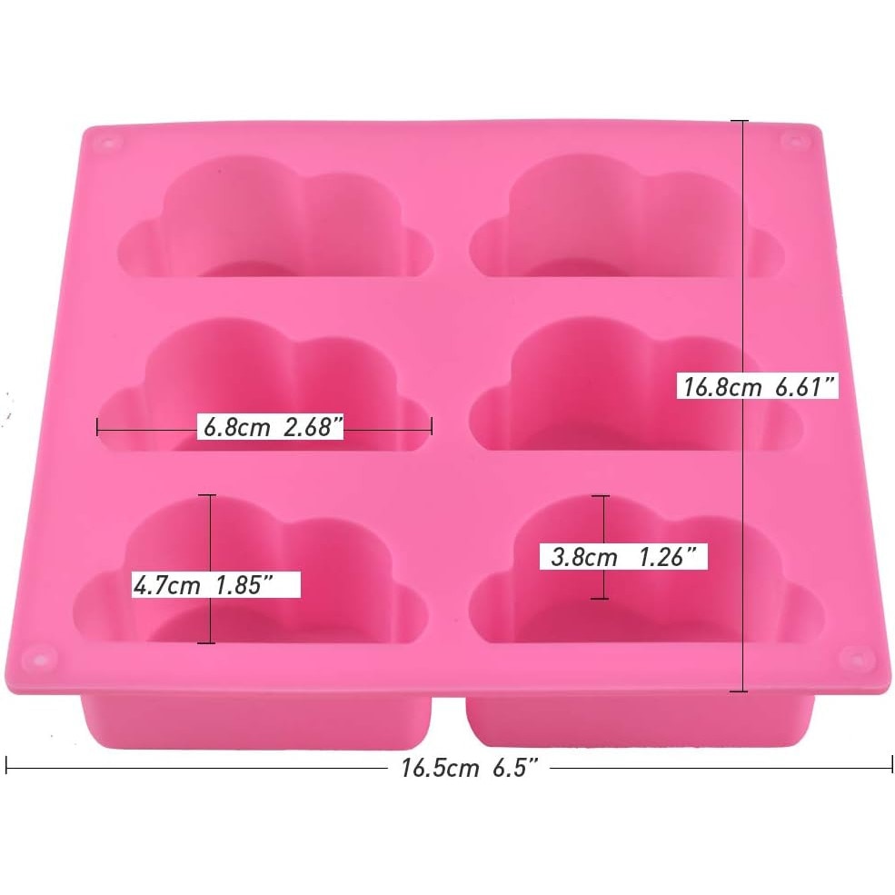 Set 2 forme pentru prajituri, Silicon, Roz - eMAG.ro