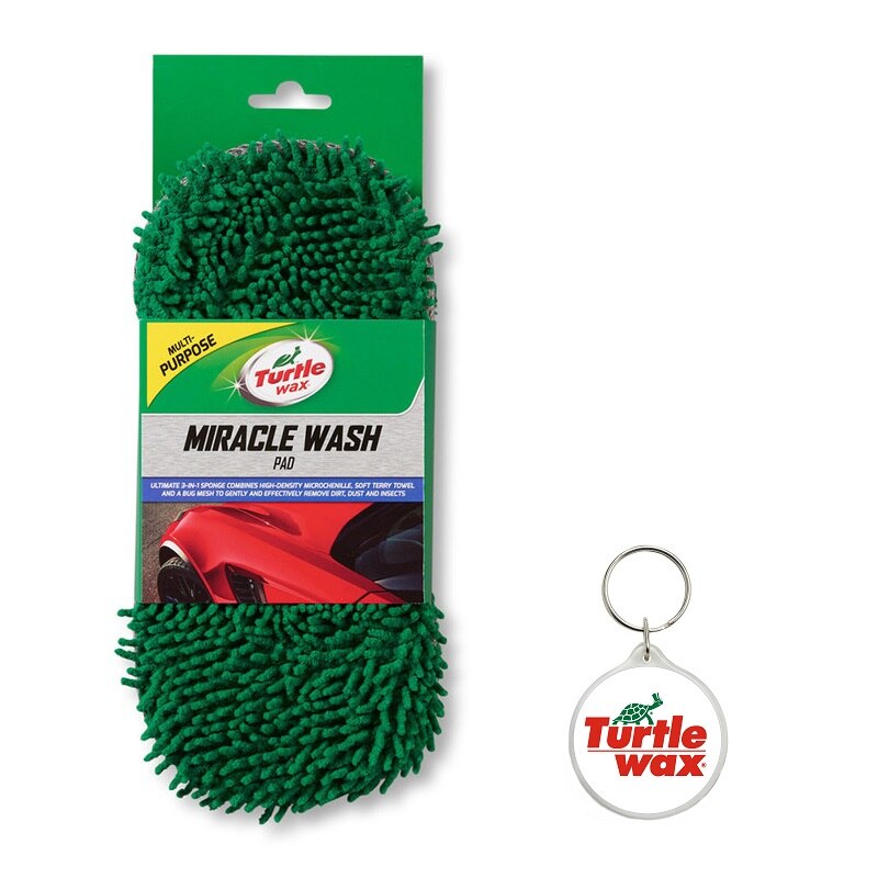 Set Burete Spalat Masina 3 In 1 Miracle, Turtle Wax cu Breloc Turtle ...