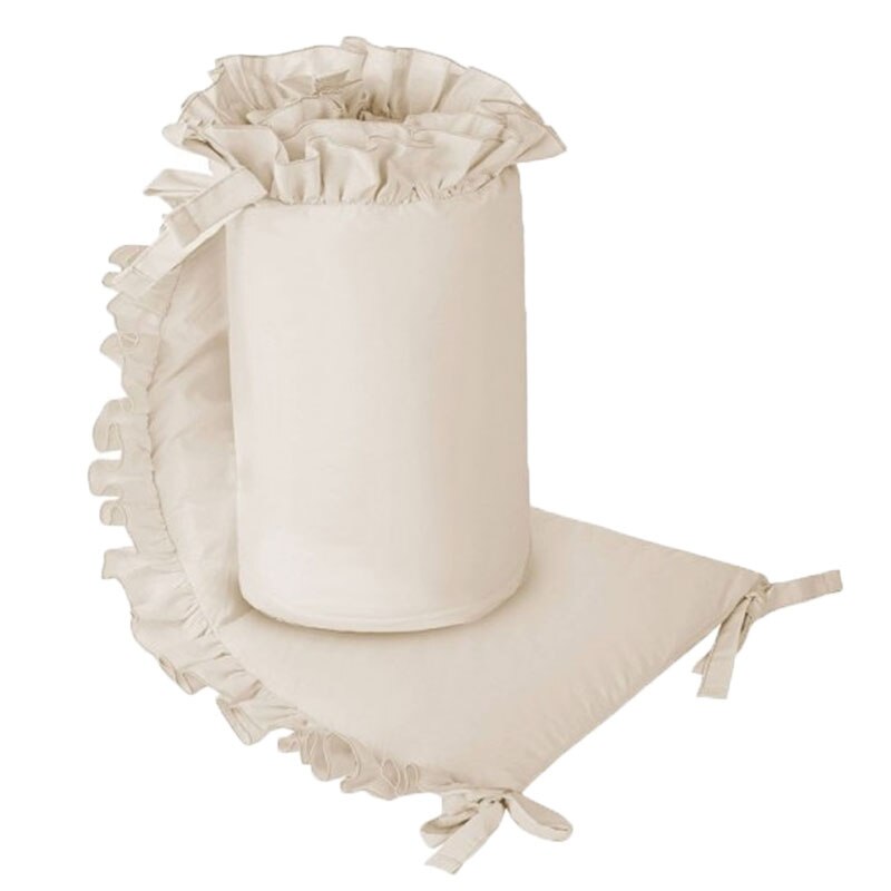 Protectie laterala pentru patut 180 x 33 cm Belisima Pure P02-0919, Bej ...