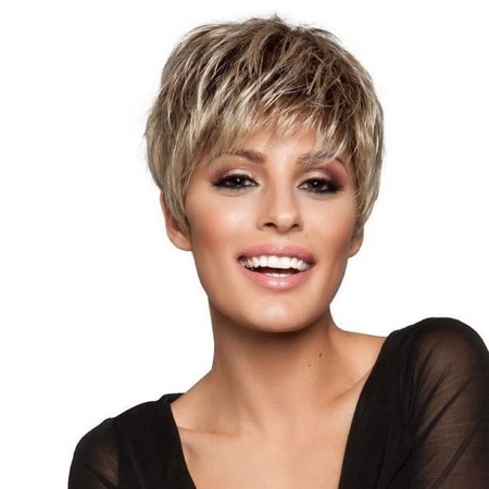 Peruca din Par Sintetic pentru Femei, Culoare Blond, Imita parul ...