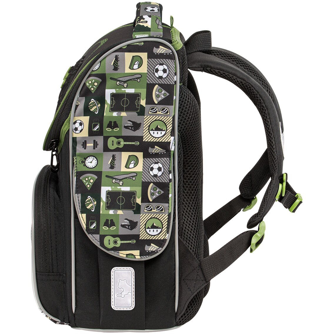 Ghiozdan Tiger Nature Quest PRO neechipat, dimensiune 35 x 31 x 19 cm ...