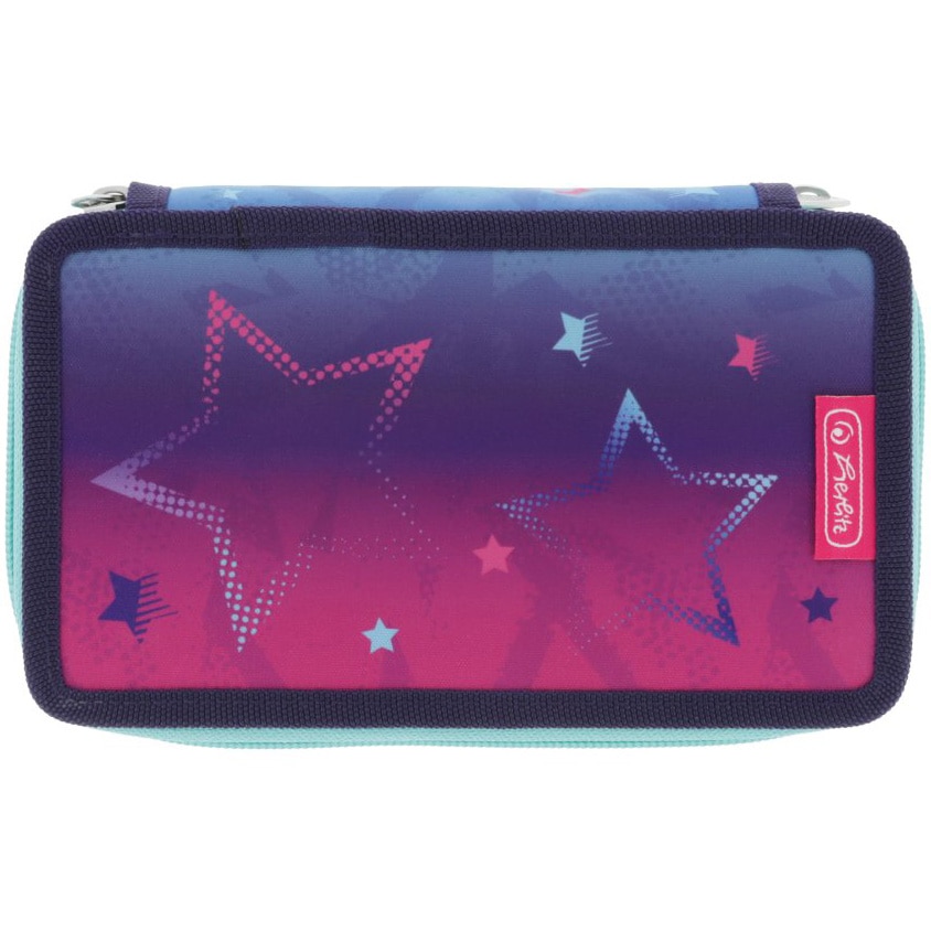 Penar Herlitz echipat, 23 piese, cu 2 fermoare, dimensiune 20 x 4,5 x ...