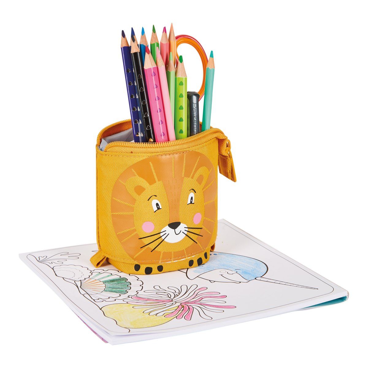 Penar Herlitz Vertical Tip Etui 2 In 1, Motiv Lion - eMAG.ro