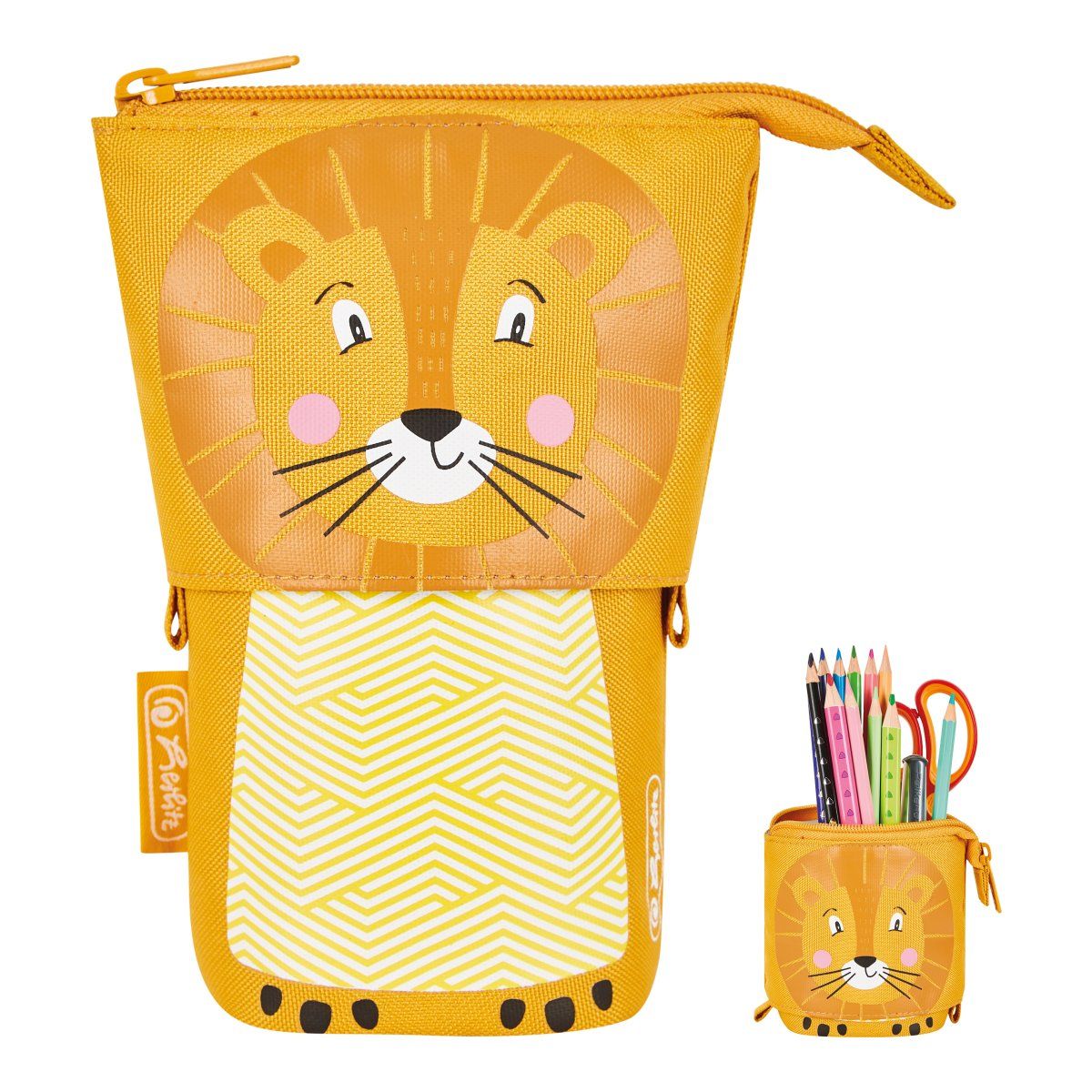 Penar Herlitz Vertical Tip Etui 2 In 1, Motiv Lion - eMAG.ro