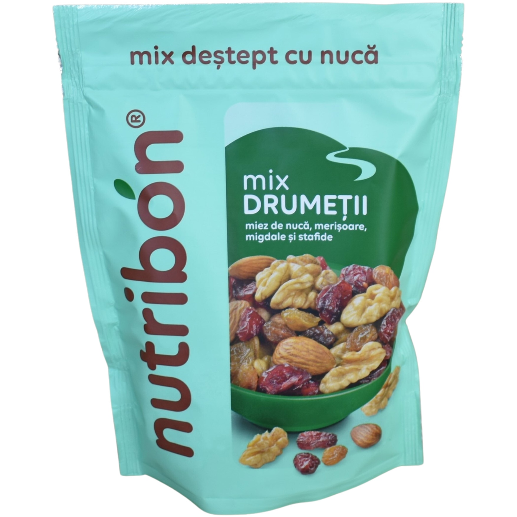 Nutribon Mix Drumetii (Miez de Nuca, Migdale, Stafide, Merisoare), 150g ...
