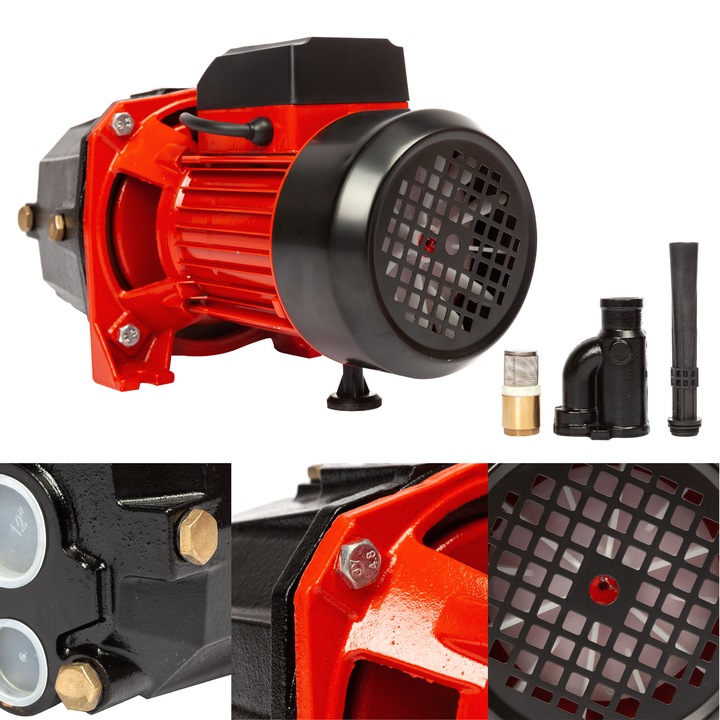 Pompa apa de suprafata, AUTODP 255, cu ejector, Heber® 1150 W, 80L ...