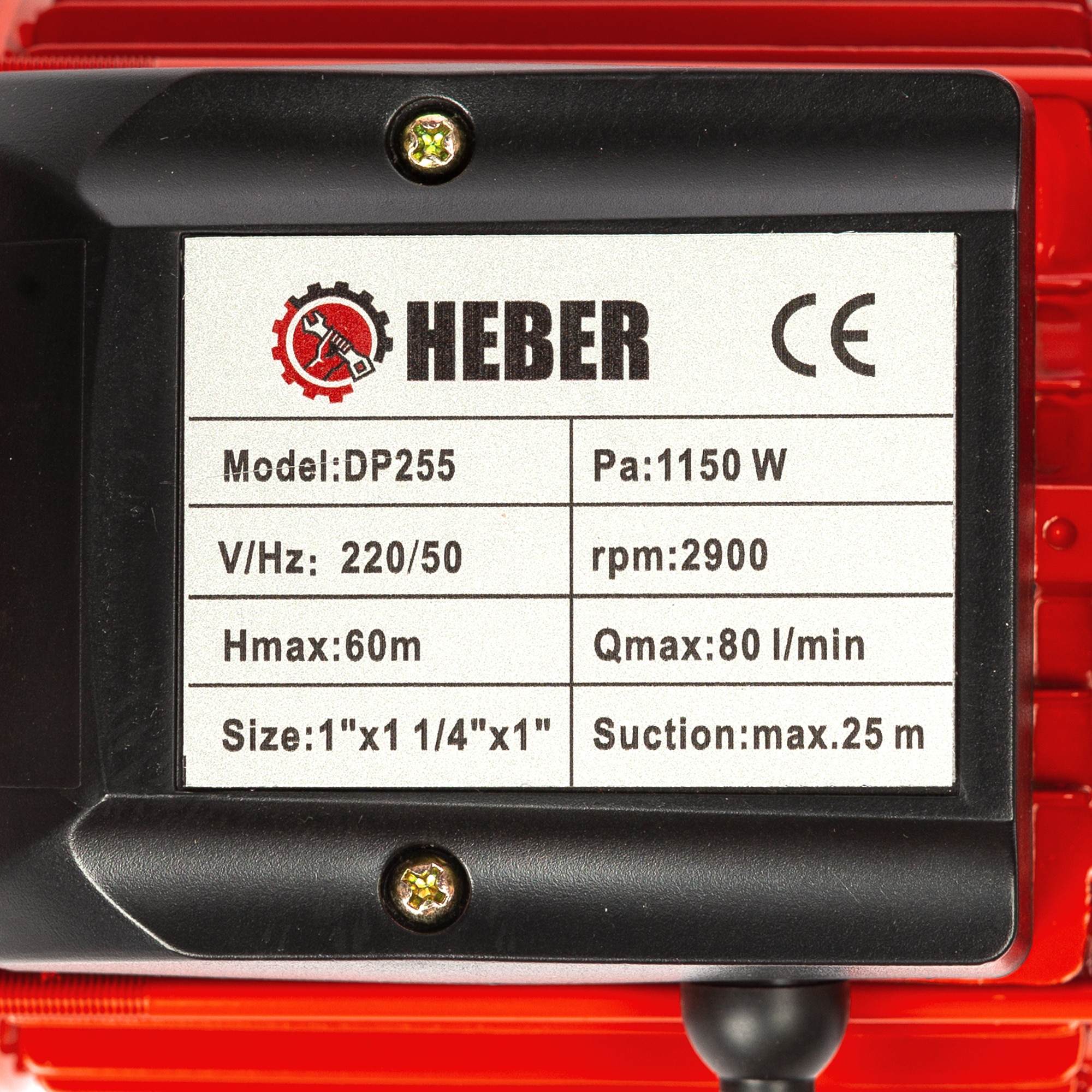 Pompa apa de suprafata, AUTODP 255, cu ejector, Heber® 11150 W, 80L ...