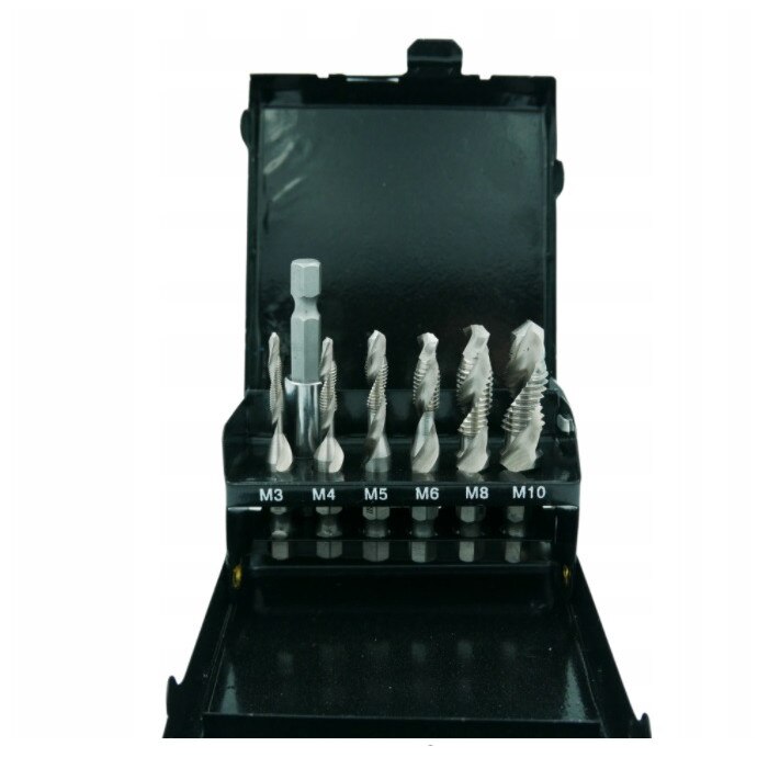 Set burghie tip tarod cu filetare M3-M10 7 piese (S11535) - eMAG.ro