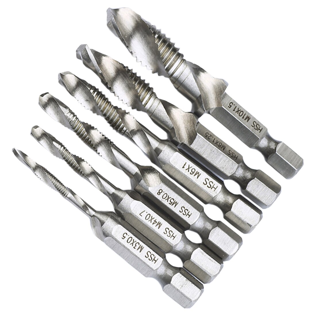 Set burghie tip tarod cu filetare M3-M10 7 piese (S11535) - eMAG.ro