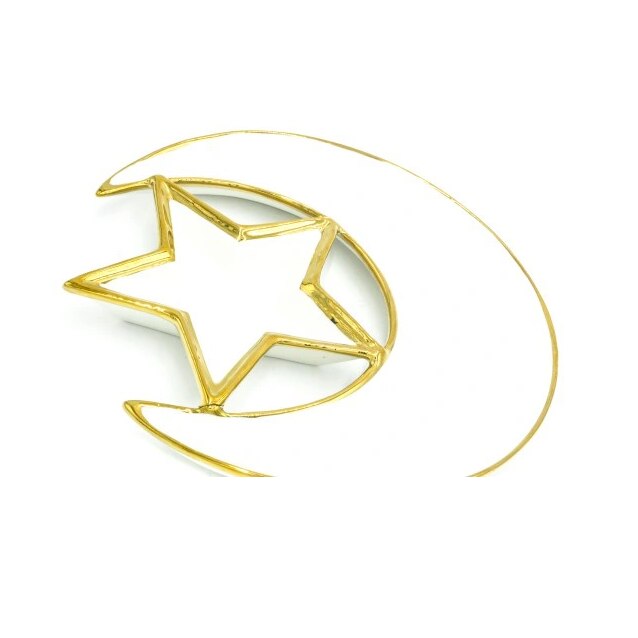 Farfurie, ceramica/portelan, Forma stea - eMAG.ro