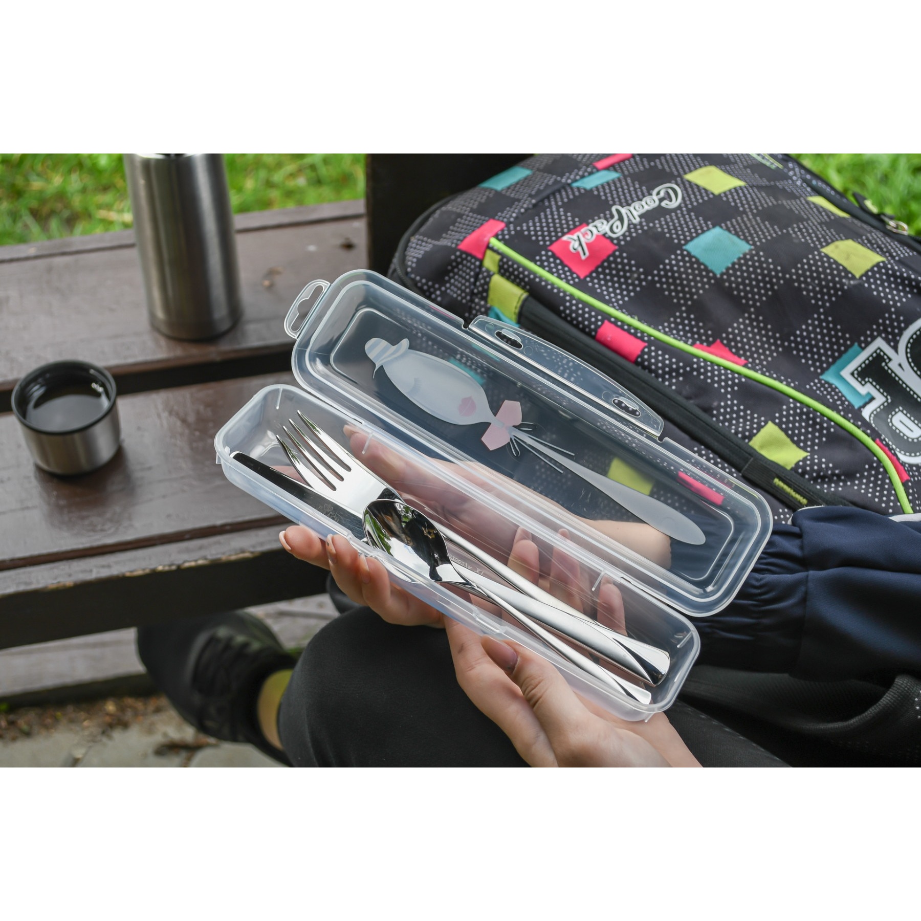 Recipient pentru tacamuri Tadar, Plastic, 24x4 cm - eMAG.ro