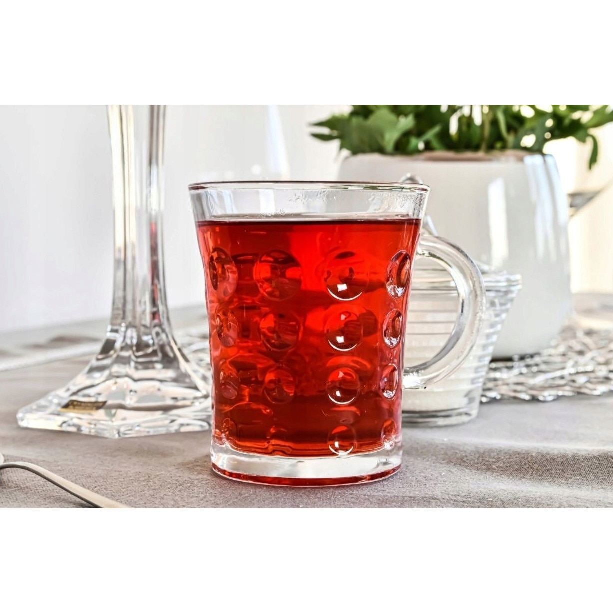 Set 6 cesti de sticla KOlA, Transparent, 280ml - eMAG.ro