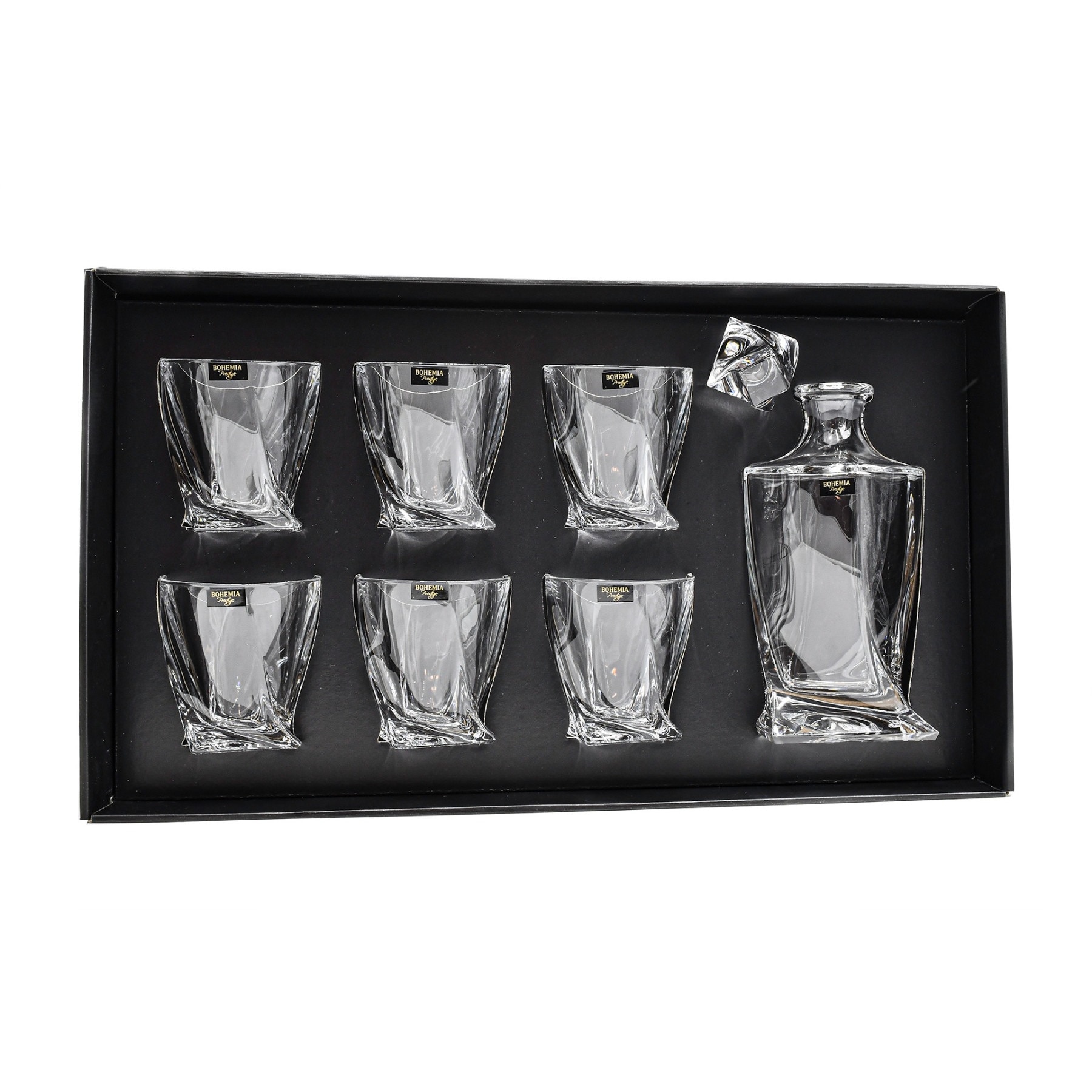 Set 6 pahare de whiskey, Bohemia Prestige, Cristal, Transparent - eMAG.ro