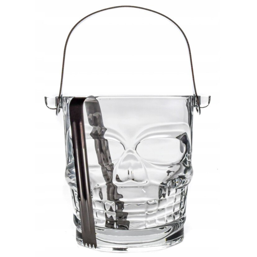 Galeata pentru gheata cu cleste, Delsoga, Sticla, 900ml, Transparent ...
