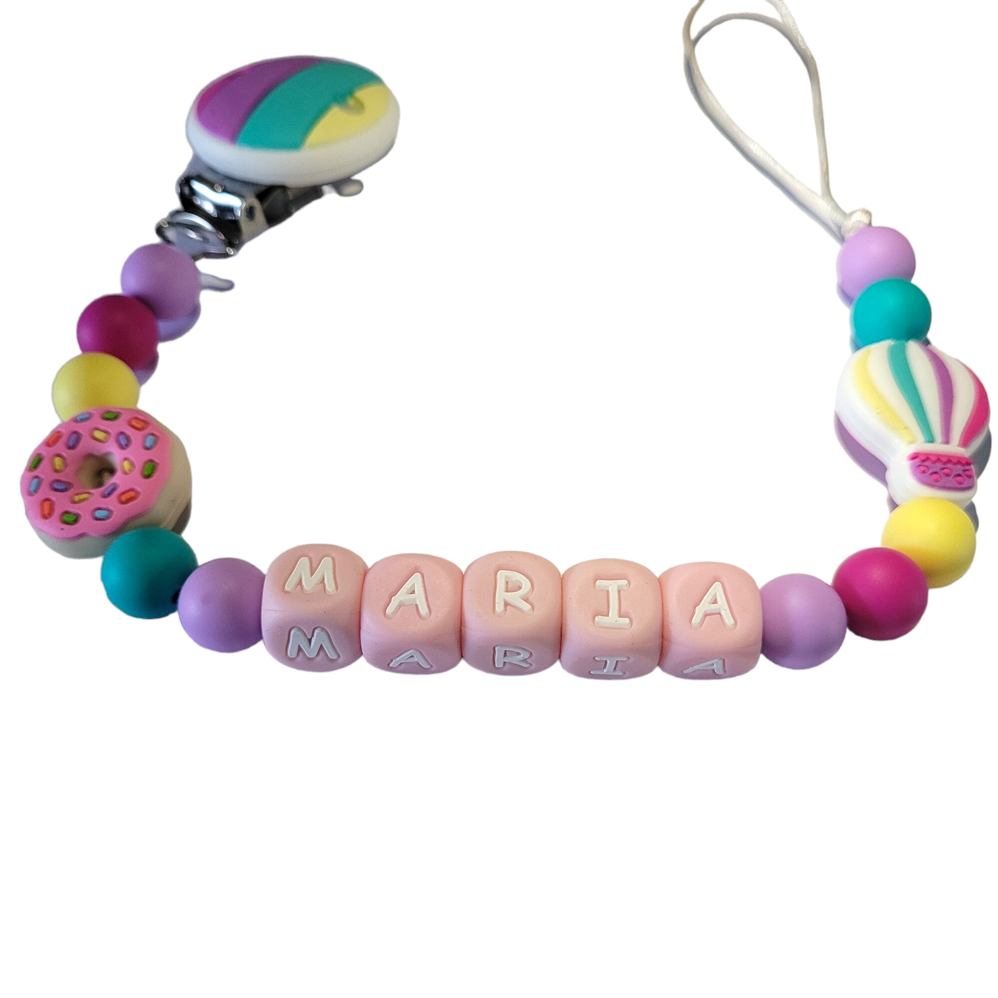 Lantisor pentru suzeta din silicon alimentar Gogosica - eMAG.ro