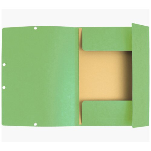 Set 3 Dosare cu elastic Exacompta, carton 400gr/mp Pressboard Premium ...