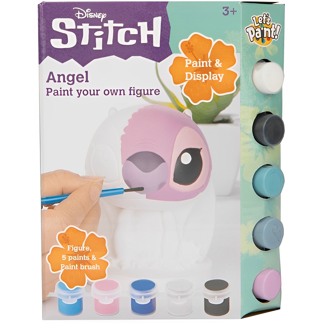 Figurina de colorat, Disney Lilo & Stitch, Angel 14x19cm - eMAG.ro