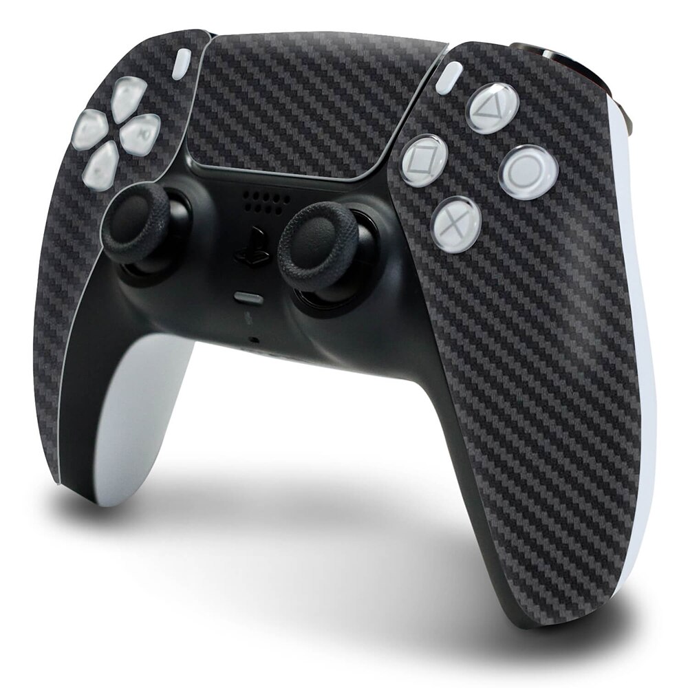 Folie Skin pentru Controller Sony Playstation 5, Dual Sense, Carbon ...
