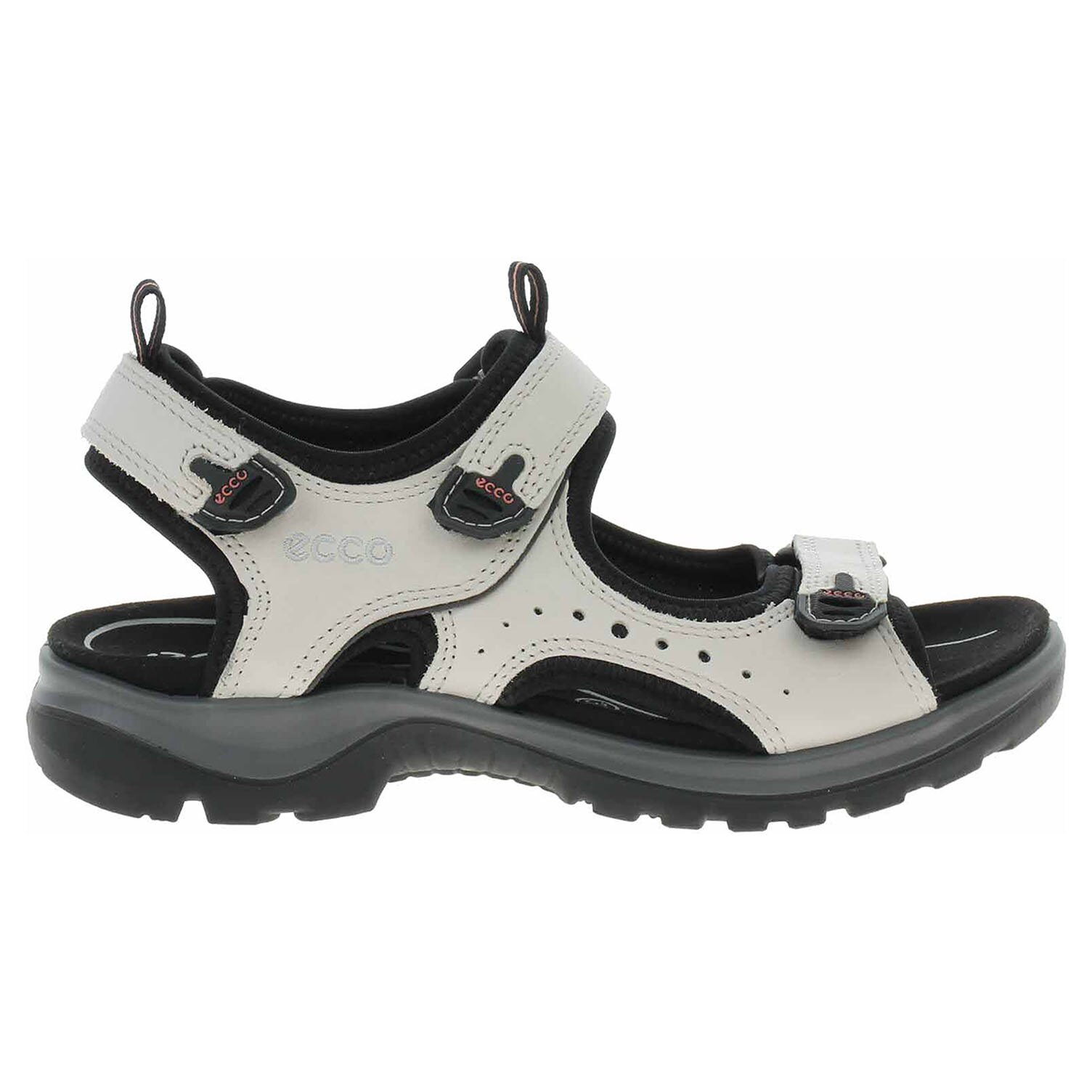 Sandale sport dama, Ecco Offroad 82204302152, piele nabuc, alb, 38 ...
