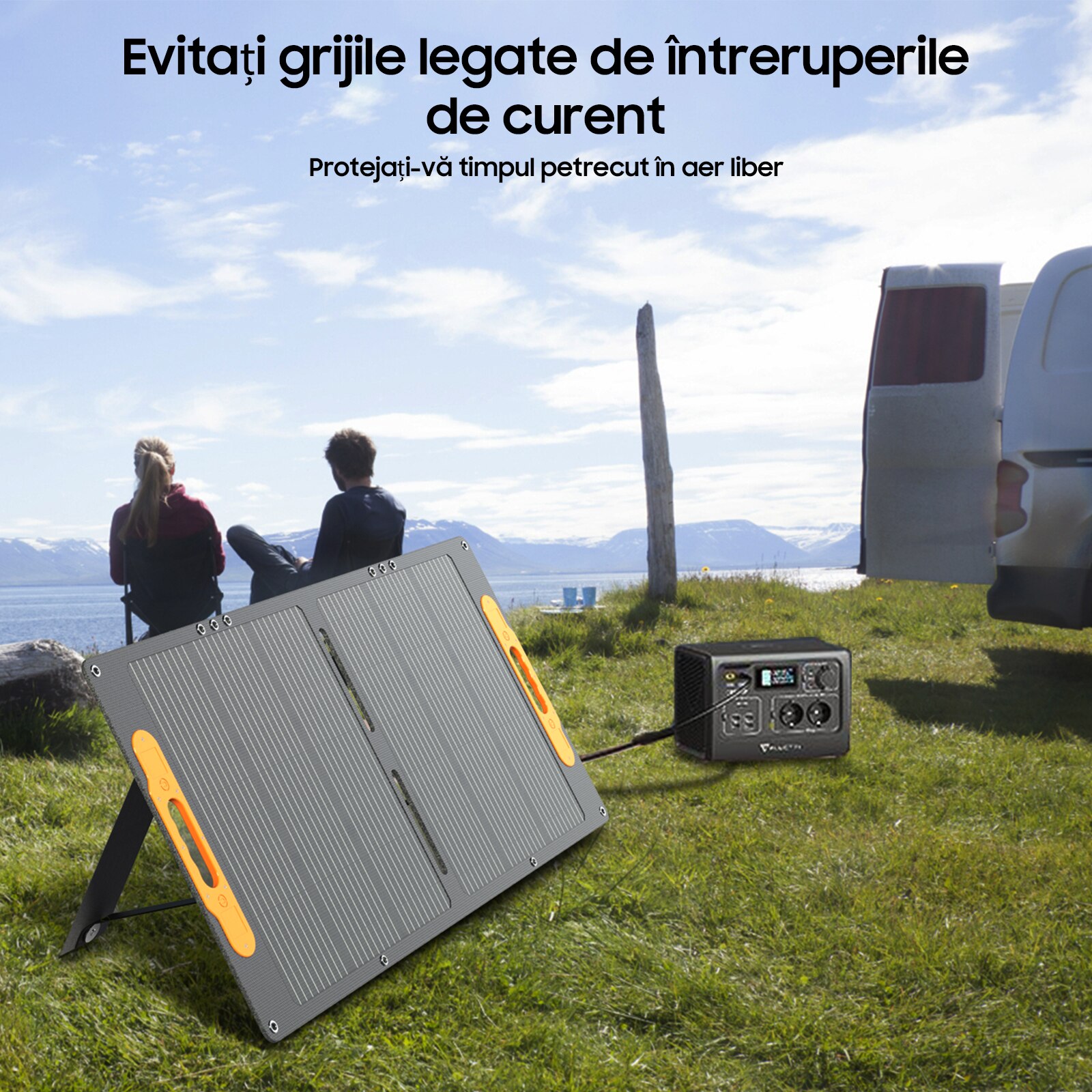 Panou solar pliabil, iceagle, 100 W - eMAG.ro