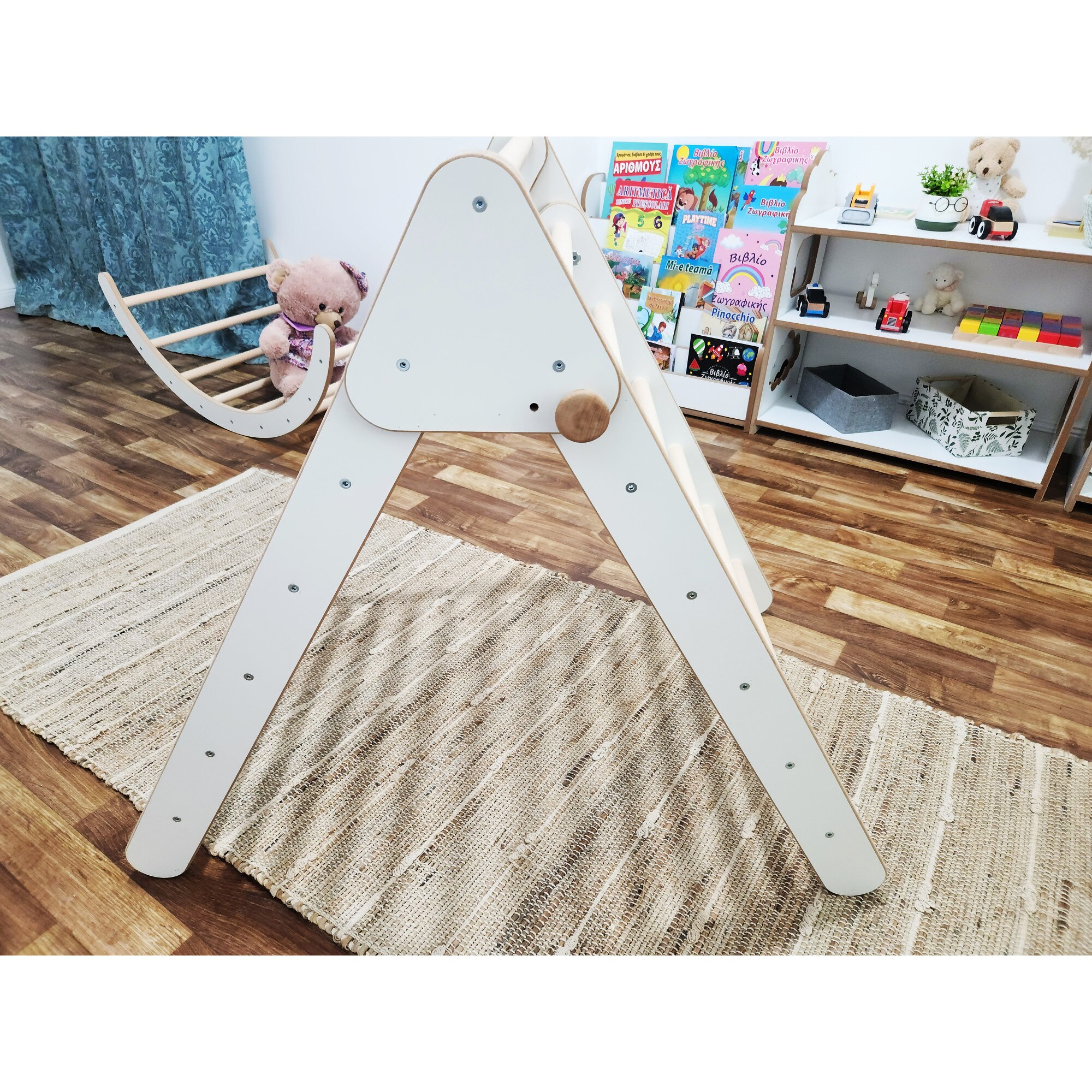 Triunghi pliabil Pikler de catarare, tip montessori - eMAG.ro