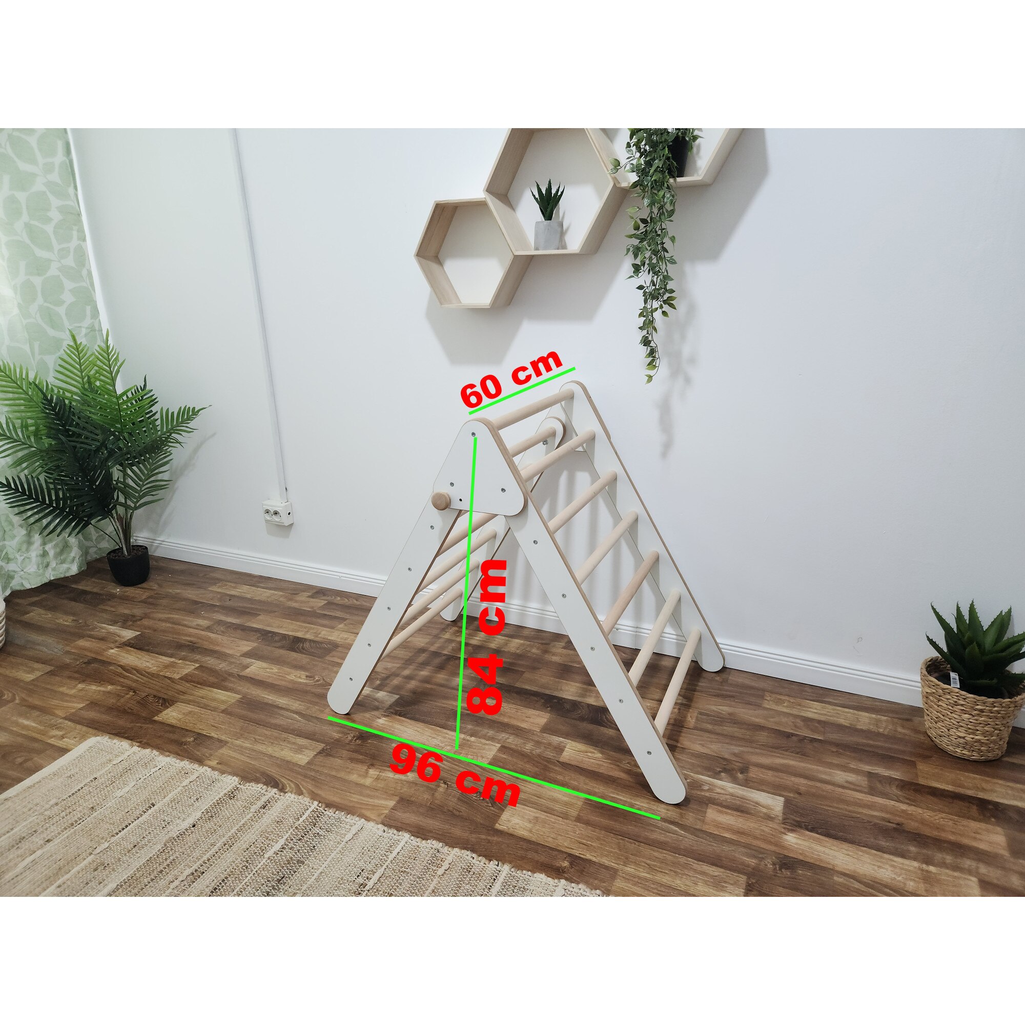 Triunghi pliabil Pikler de catarare, tip montessori - eMAG.ro