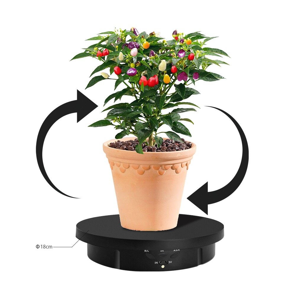 Stand Foto Rotativ Electronic 3 in 1, pentru poze si video, 360 ...