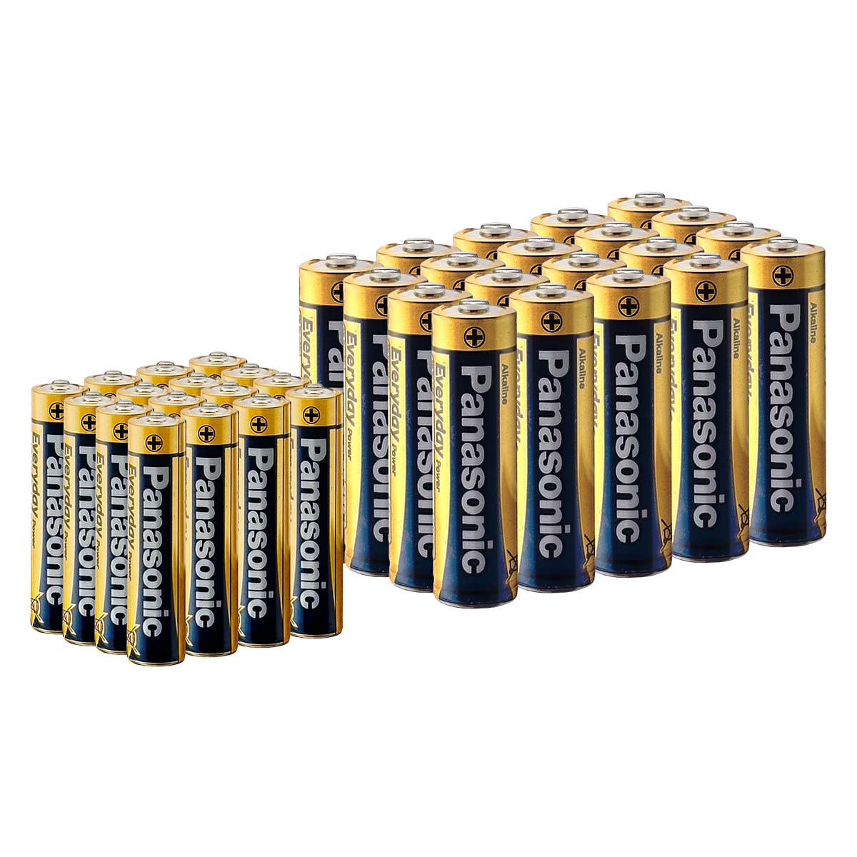 Set Baterii Panasonic Alcaline AA, LR6 20 bucati si AAA, LR3 16 bucati ...