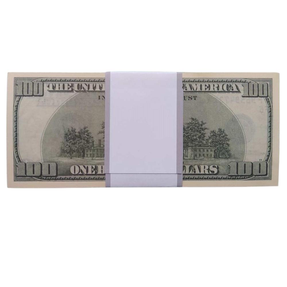 Set de bani suvenir, bancnote de 100 de dolari, stil vechi, 100 buc ...