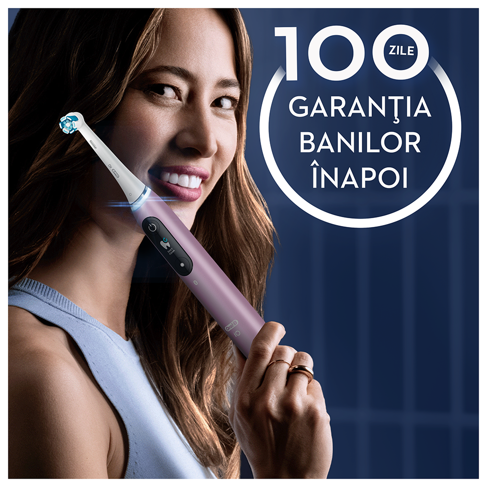 Електрическа четка за зъби Oral-B iO9, Магнитна технология, Микровибрации, Изкуствен интелект ...