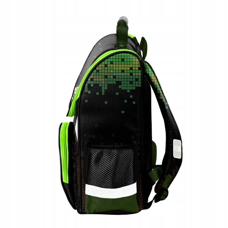 Ghiozdan multicolor ergonomic pentru scoala Minecraft, Pixel - eMAG.ro