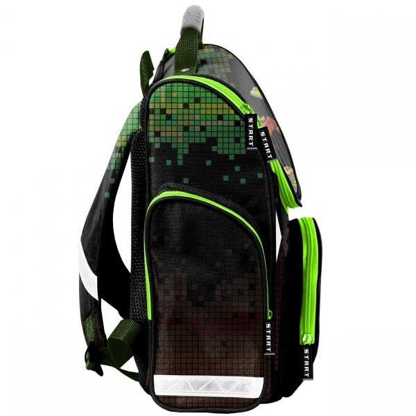 Ghiozdan multicolor ergonomic pentru scoala Minecraft, Pixel - eMAG.ro