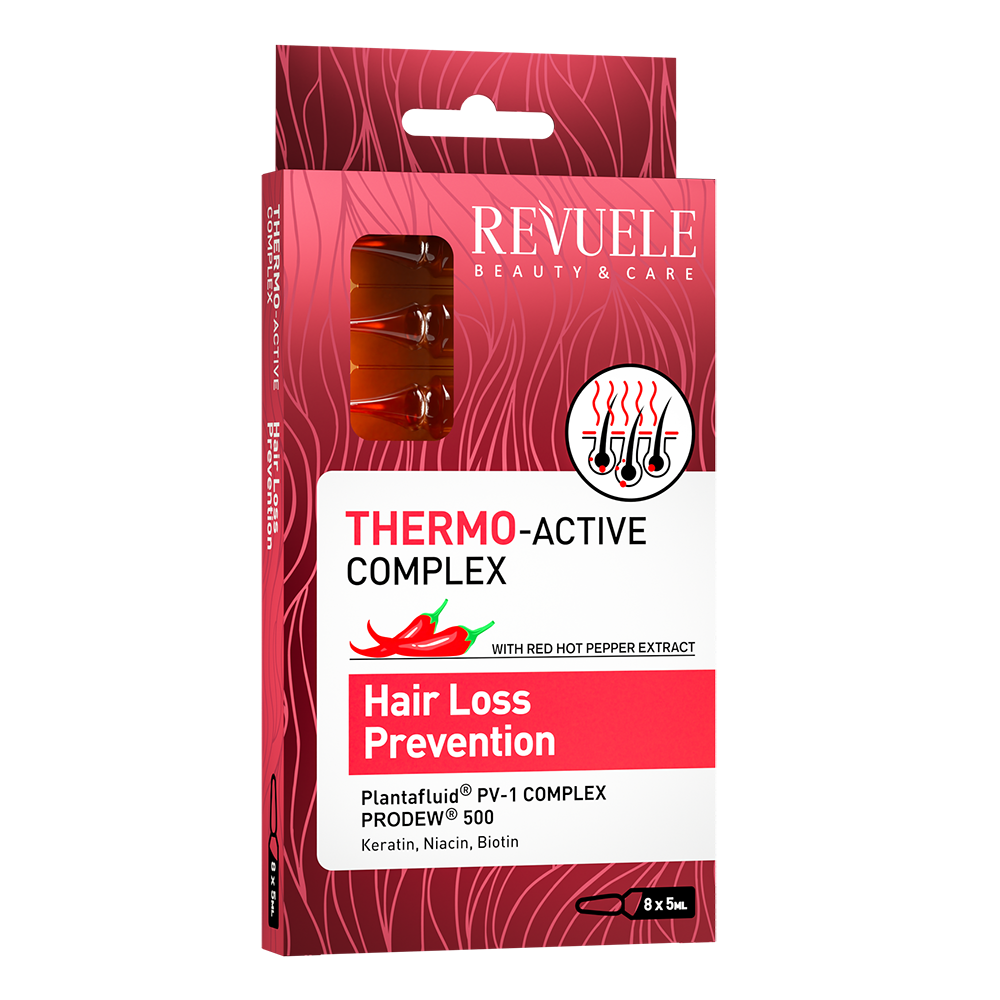 Revuele Thermo ampulla fejbőrre, hajhullás megelőzésére, 8x5 ml - eMAG.hu