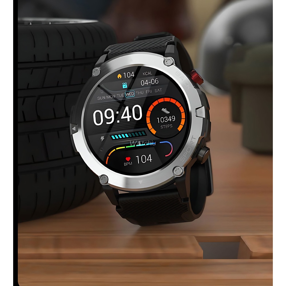 Ceas Smartwatch Sport C21, 1.32 inch, Apel Bluetooth HD, IP68, Multi ...