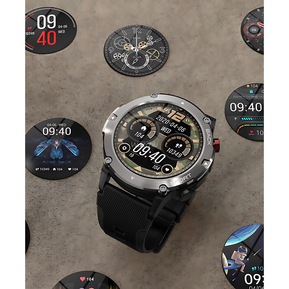 Ceas Smartwatch Sport C21, 1.32 inch, Apel Bluetooth HD, IP68, Multi ...