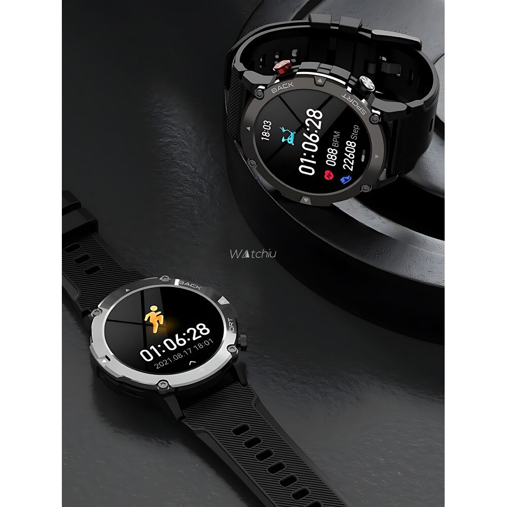 Ceas Smartwatch Sport C21, 1.32 inch, Apel Bluetooth HD, IP68, Multi ...