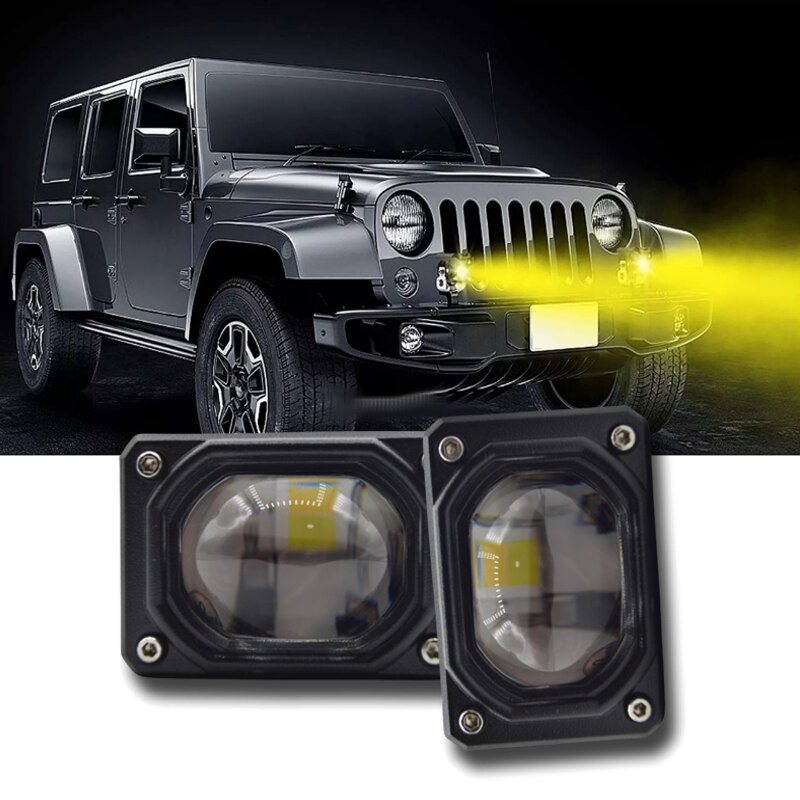 Set 2 proiectoare LED U Series, 100W per set, 12V, 2 culori - eMAG.ro