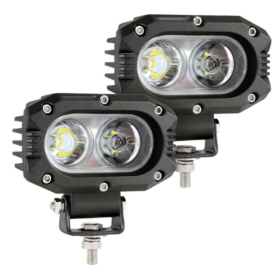 Set 2 Proiectoare LED auto LED de 120W, lumina alba - eMAG.ro
