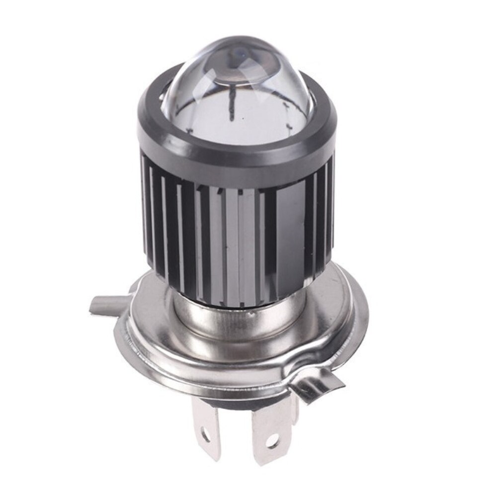 Set 2 becuri LED SMD H4, 140W, 12/80V, 6000k, 2 faze, lupa - eMAG.ro