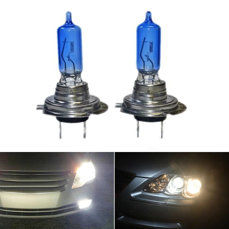 Set 2 x Becuri auto H7, Pegasus, Xenon efect, 12V, 100W - eMAG.ro