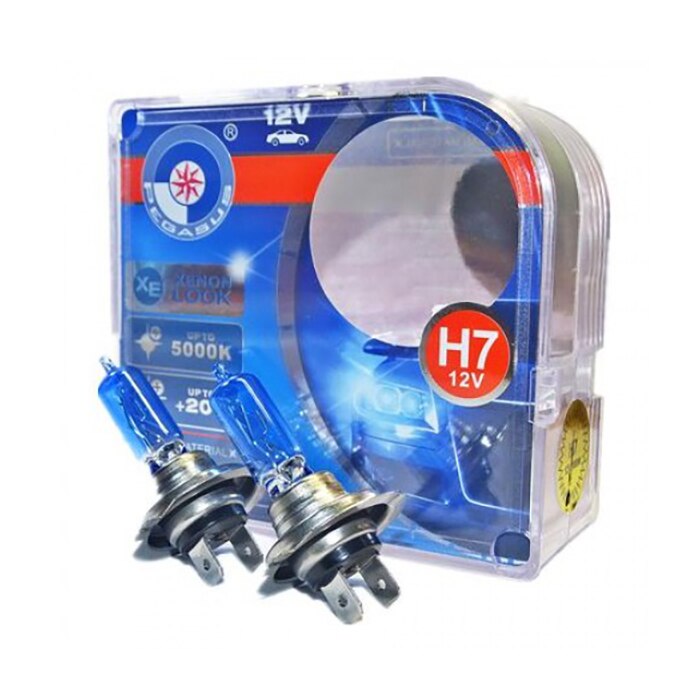 Set 2 x Becuri auto H7, Pegasus, Xenon efect, 12V, 100W - eMAG.ro