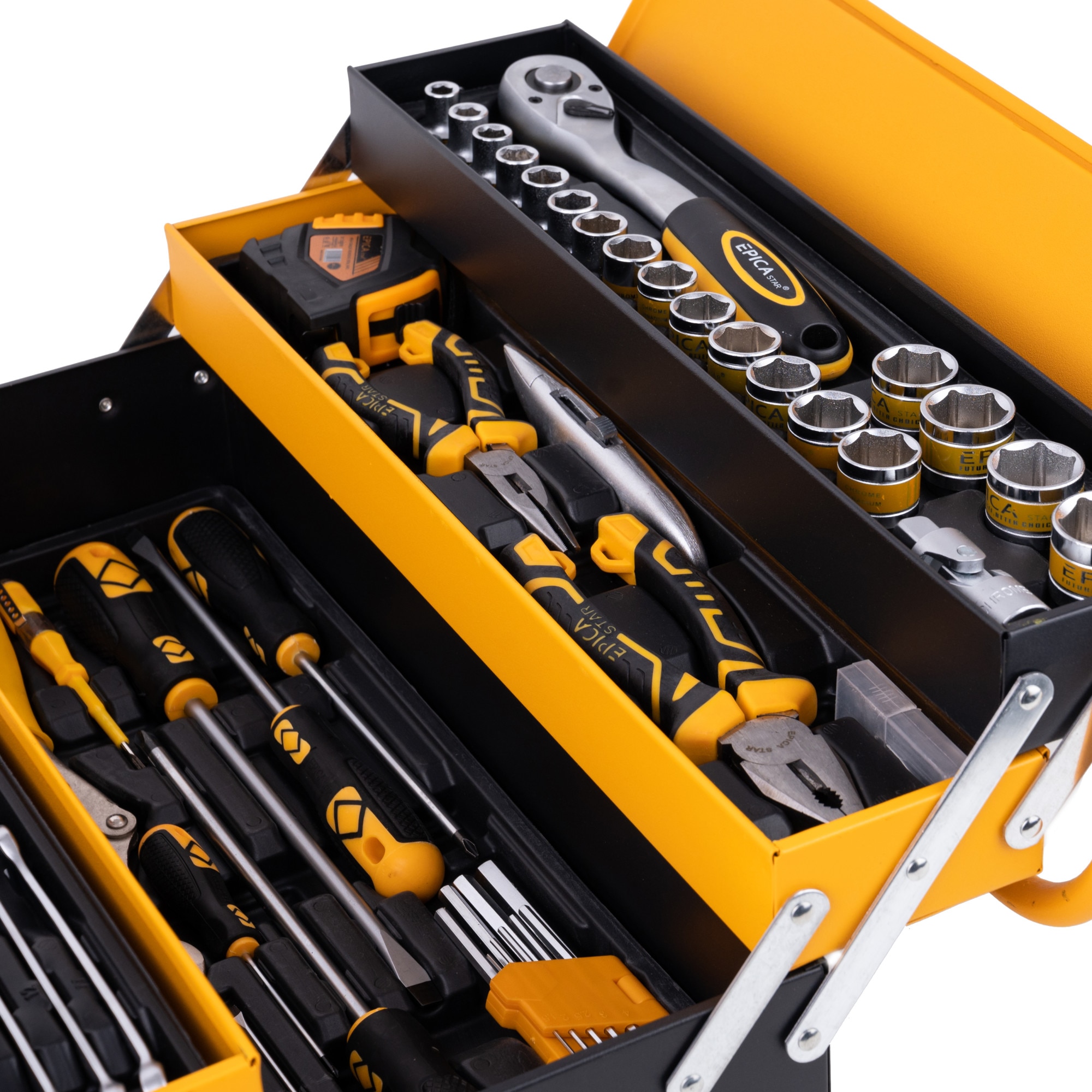 Trusa de scule 95 de piese, cutie metalica - eMAG.ro