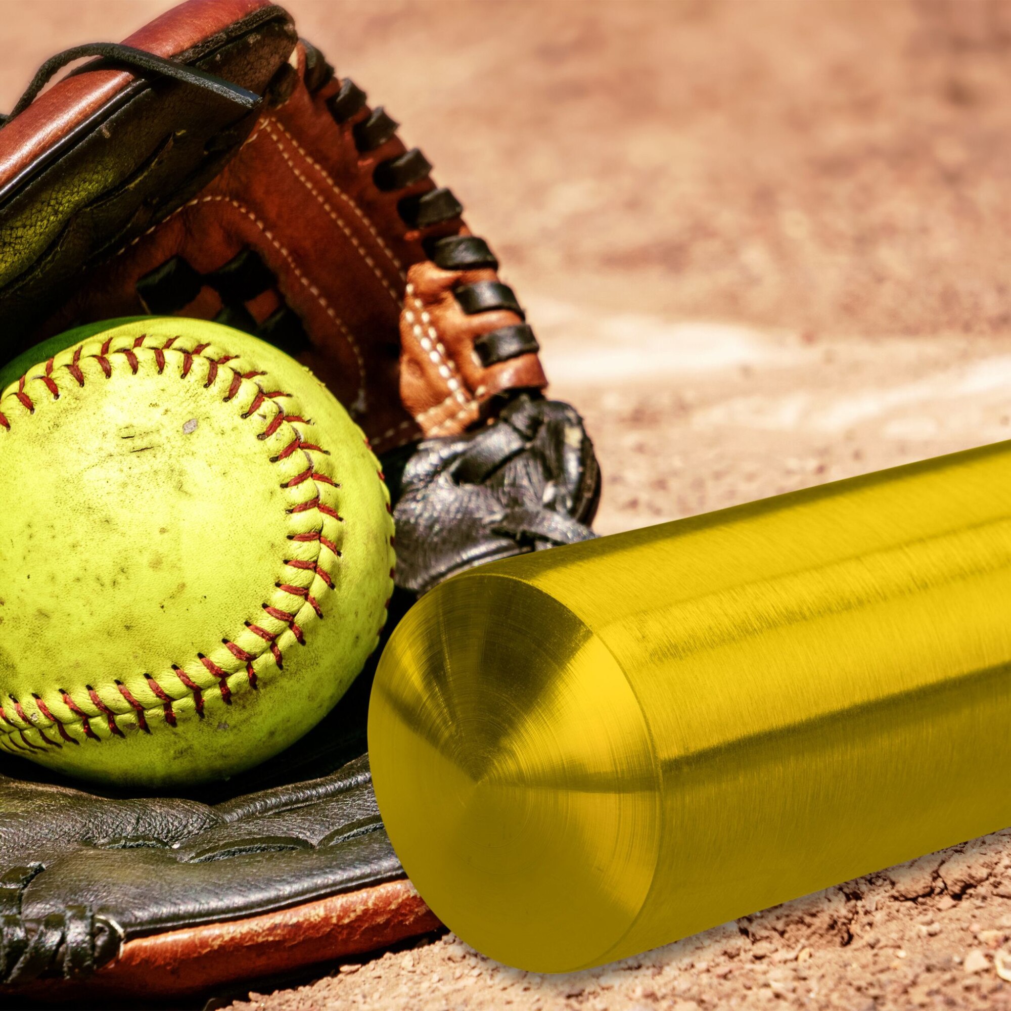 Bata de baseball, aluminiu, gold, 86 x 5 cm - eMAG.ro