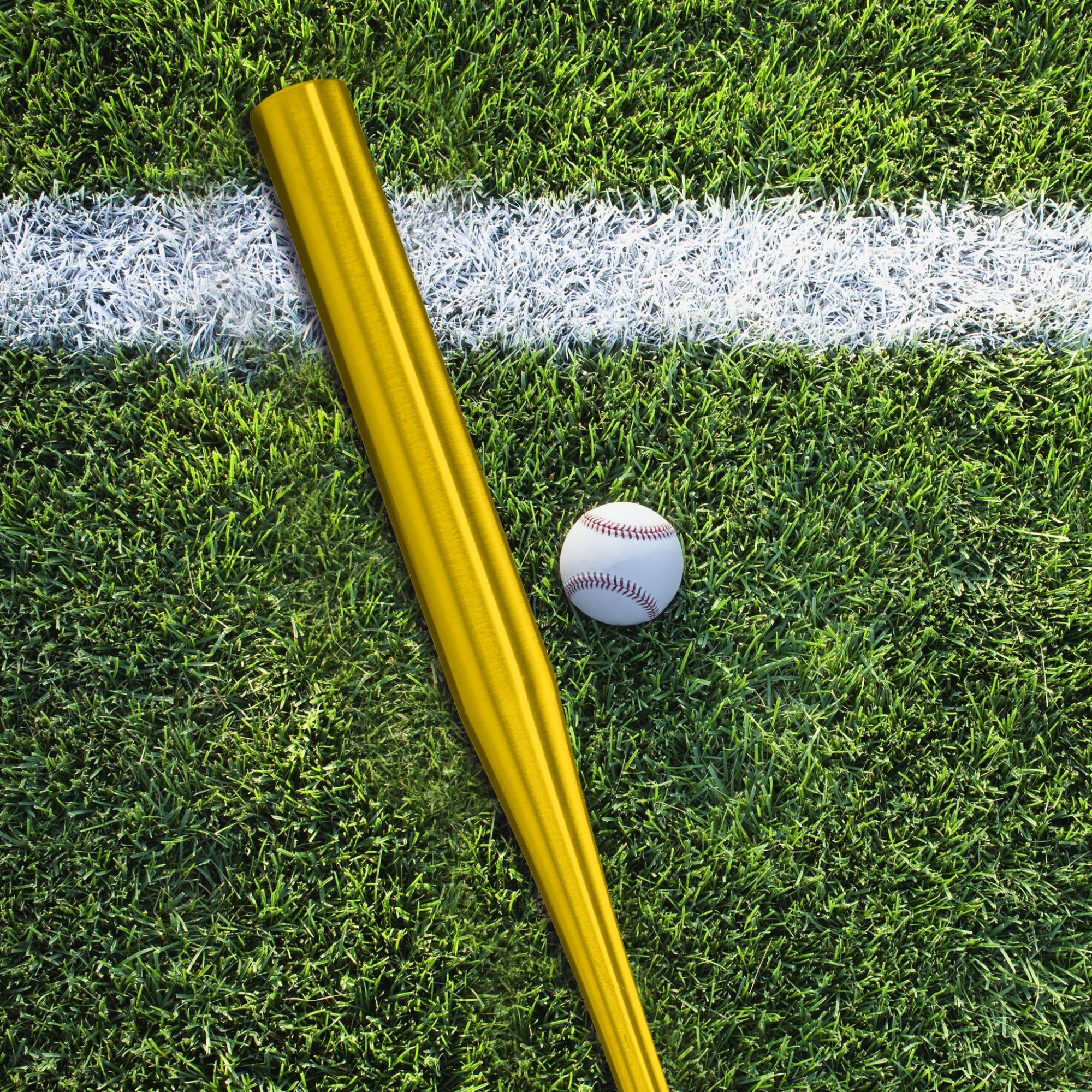 Bata de baseball, aluminiu, gold, 86 x 5 cm - eMAG.ro