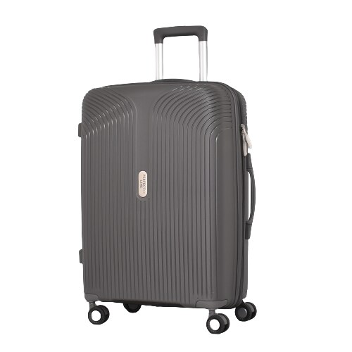 Set valize, Perfect line, 76/50/30 cm, Gri inchis, 4 buc - eMAG.ro